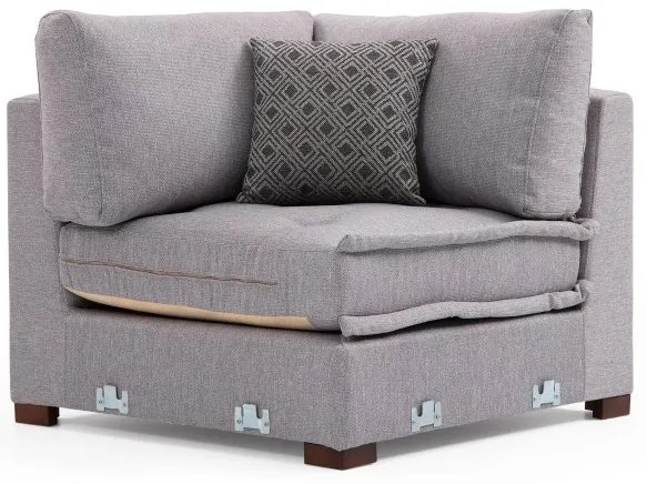 Rohová sedací souprava Lena Corner - Light Grey