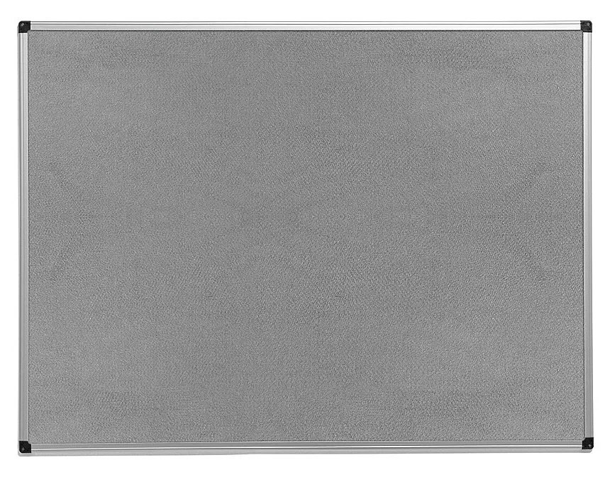 AJ Produkty Nástěnka MARIA, 600x450 mm, šedá, hliníkový rám