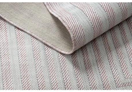 Dywany Luszczow Kusový koberec SISAL SION bludiště 22376 růžový / ecru Rozměr koberce: 120 x 170 cm