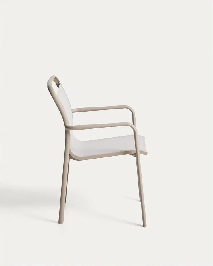 Taupe zahradní židle Luri – Kave Home