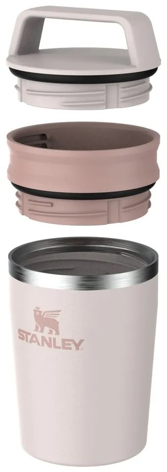 Světle růžový termo hrnek z nerezové oceli 230 ml Café-To-Go Travel Mug Rose Quartz – Stanley