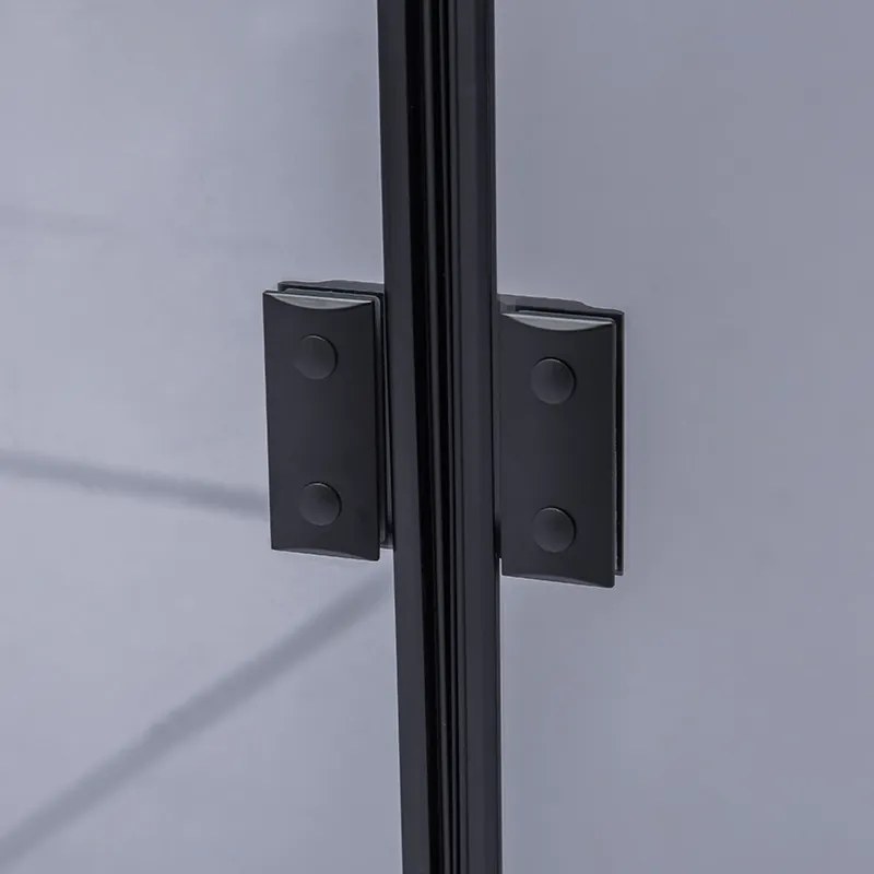 BPS-koupelny Čtvercový sprchový kout ZES KZ1390B BL 90x90 černá/transparent - bez vaničky