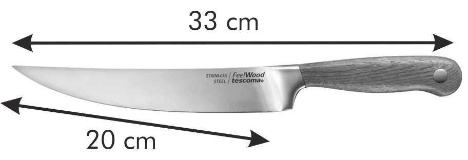 TESCOMA Nůž porcovací FEELWOOD 20 cm