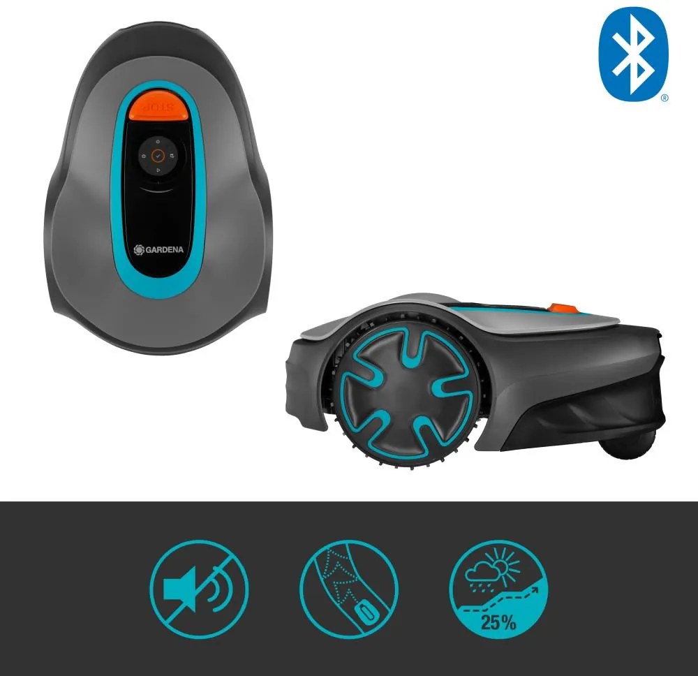 Robotická sekačka Gardena SILENO minimo 250 (na plochy do 250 m2, Bluetooth) - SLEVA !