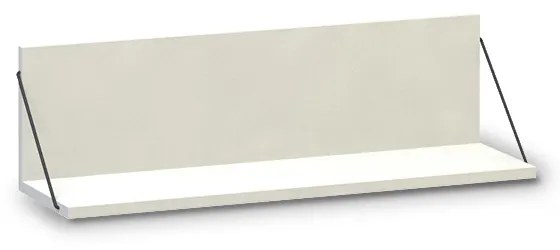 Police závěsná 80 x 23 x 23 cm, bílá