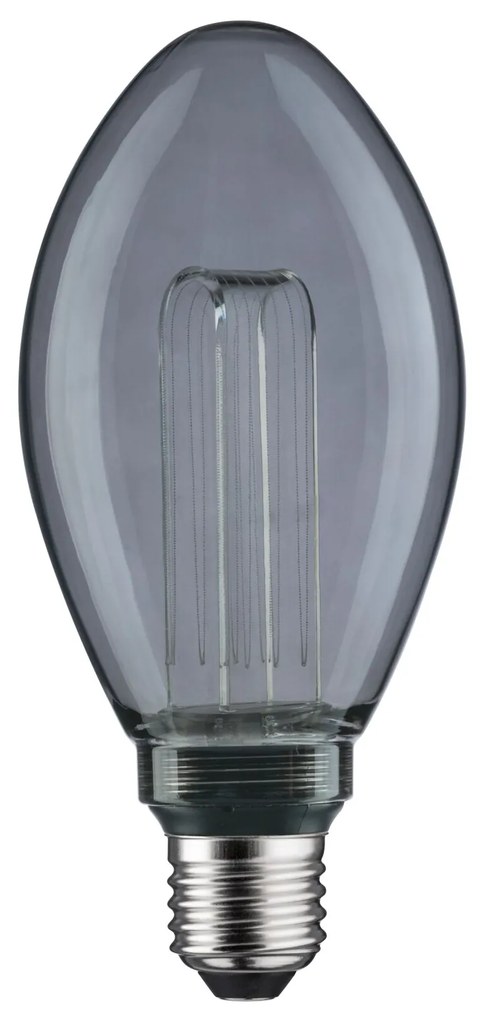 Paulmann 28877 Arc Inner Glow, kouřová dekorativní žárovka E27 LED 3,5W 1800K, průměr 7,5cm