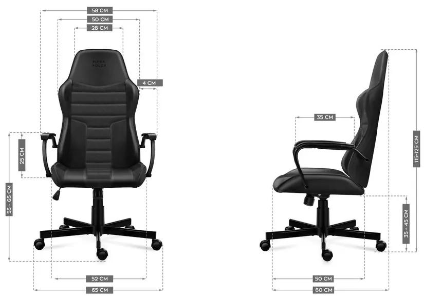 Huzaro Kancelářská židle Boss 4.2 - šedá