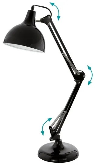 Eglo 94697 - Stolní lampa BORGILLIO 1xE27/40W/230V