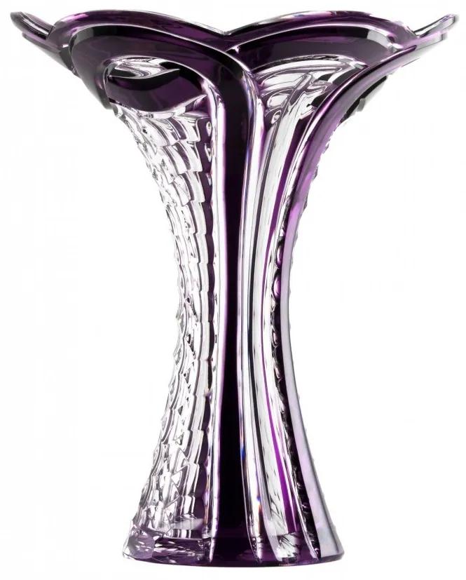 Váza  Ribbon, barva fialová, výška 250 mm