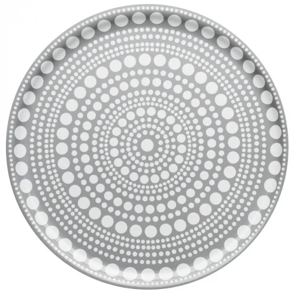 Podnos Kastehelmi 35 cm, dřevěný, šedý