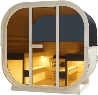 RAKOUSKÝ produkt - Venkovní sauna HANKO pro 6 osob 210 x 180 x 210cm ( F60180 )