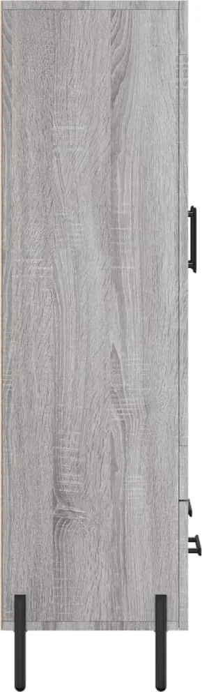 vidaXL Skříň highboard 69,5 x 31 x 115 cm kompozitní dřevo [830338] Barva: kouřový dub