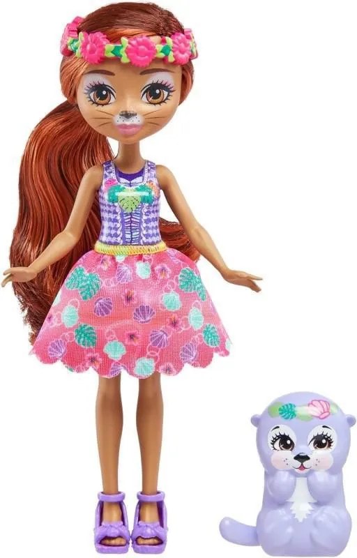 Mattel Enchantimals Panenka a zvířátko FNH22 Želva