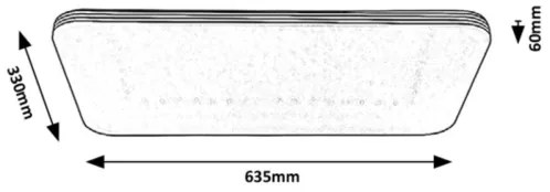 Rabalux - LED Stropní svítidlo LED/36W/230V