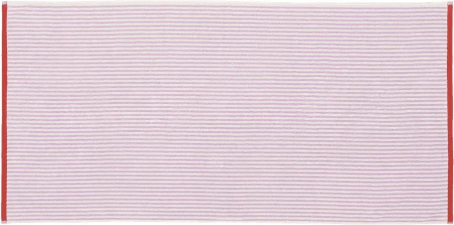 Froté bavlněná osuška v levandulové barvě/krémová 70x140 cm Gobo – noo.ma