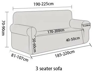 4Home Napínací potah na sedačku Magic clean modrá, 190 - 230 cm