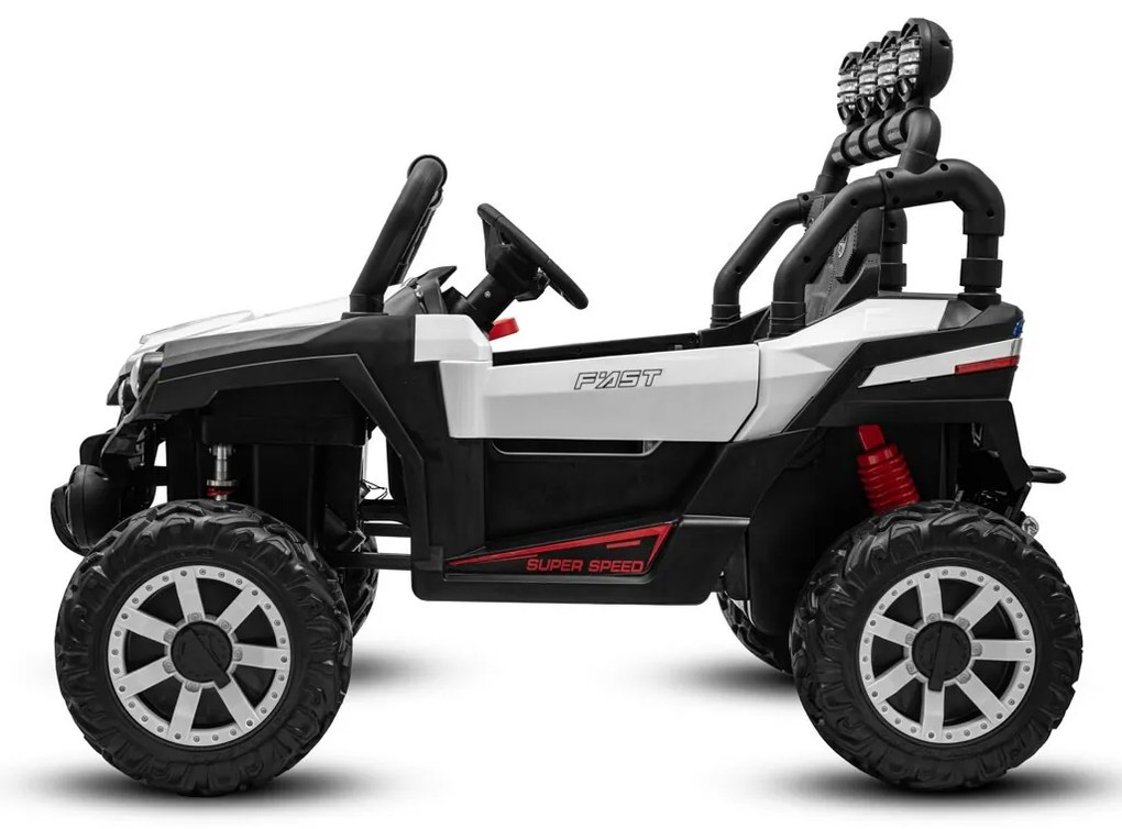 Elektrické autíčko Buggy Baby Mix Road 4x4 bílé