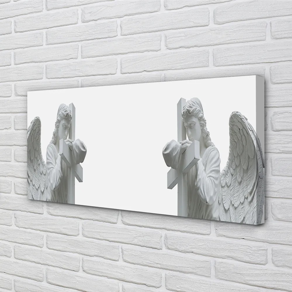 Obrazy na plátně modlitební andělé 100x50 cm