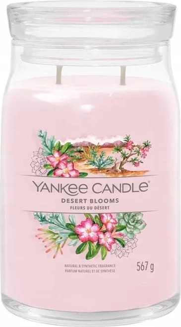Yankee Candle vonná svíčka Signature ve skle velká Desert Blooms 567g