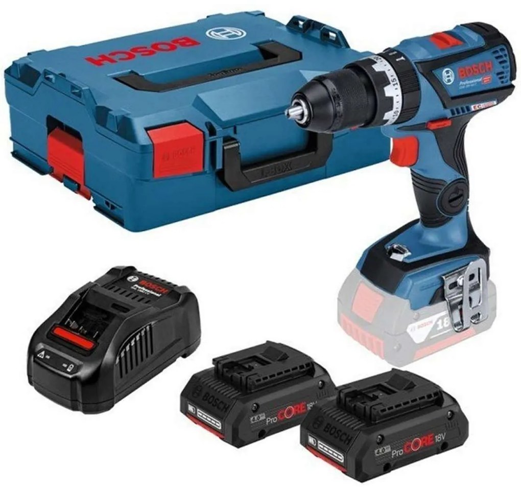 Bosch - 18V AKU vrtací šroubovák, 2x aku 5,0 Ah, nabíječka 06019H5001