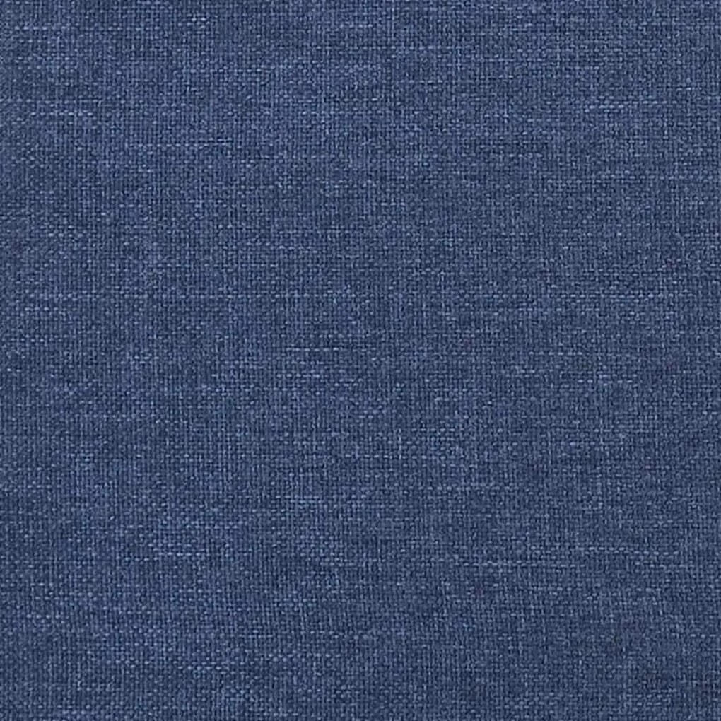 Podnožka modrá 45 x 29,5 x 35 cm textil 341428