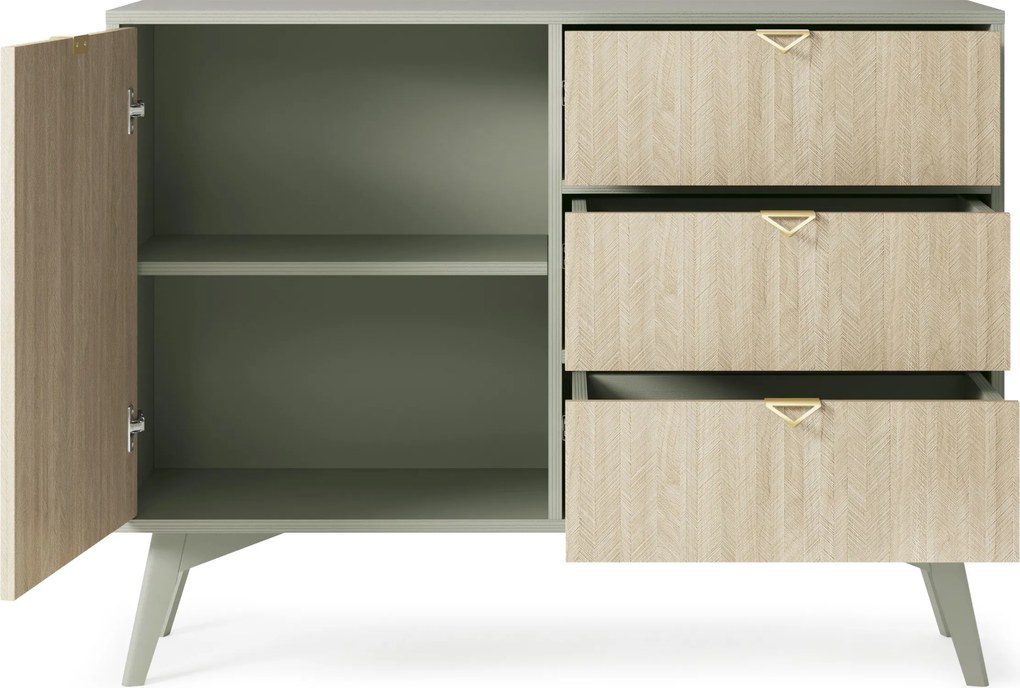 PSK Komoda NATURAL, Eukalyptus/Scandi 106 cm