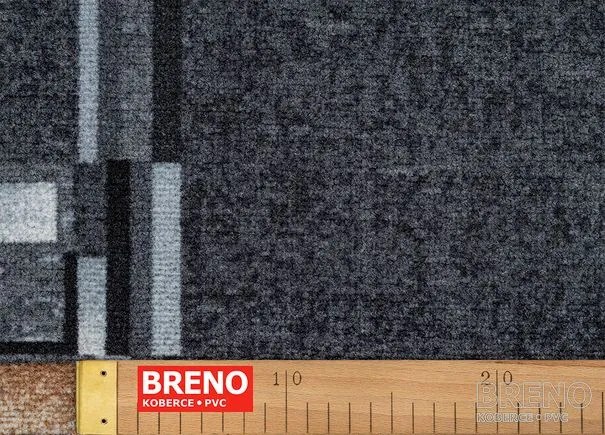 Breno Běhoun BOMBAY 97, šíře 80 cm, Vícebarevné/Šedá