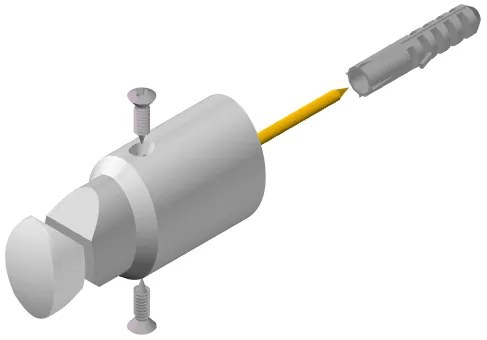 Sada držákůkoupelnového radiátoru Thermal Trend KD a KDO