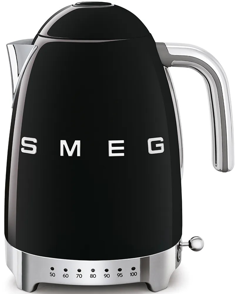Smeg Rychlovarná konvice 50´s Retro Style, s regulací teploty, 1,7 l černá KLF04BLEU