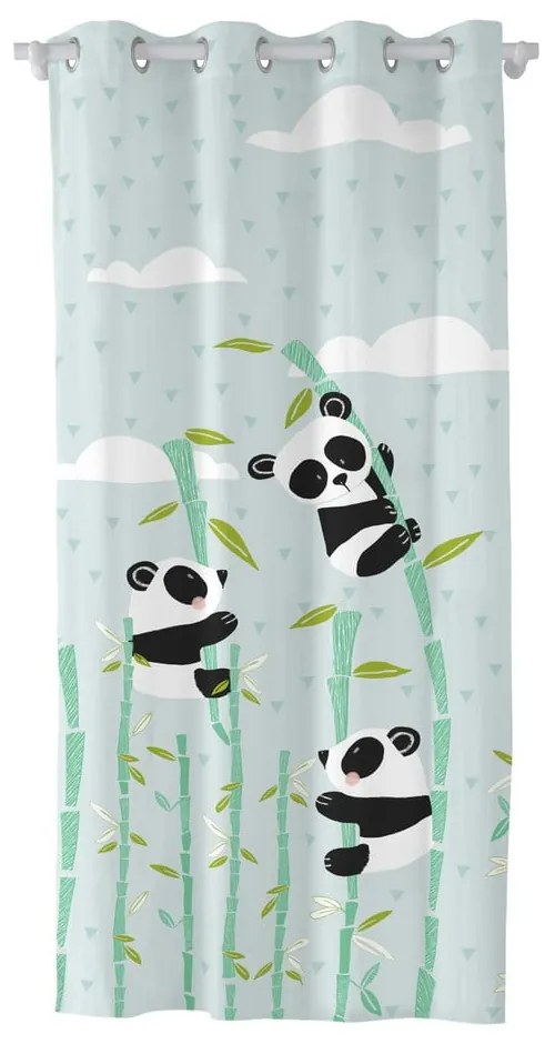 Dětský bavlněný závěs Moshi Moshi Panda Garden, 140 x 265 cm