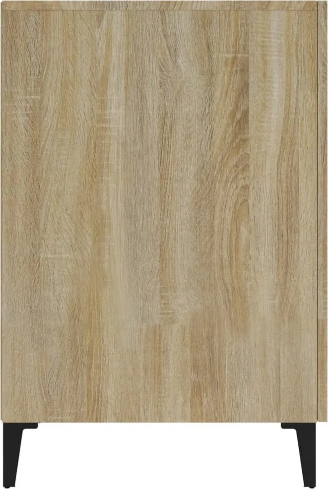 vidaXL Psací stůl 140 x 50 x 75 cm kompozitní dřevo [812774] Barva: hnědý dub