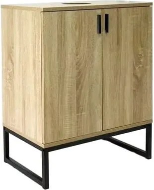 Skříňka pod umyvadlo bez umyvadla Ceramia Easy 60x73x36 cm světlý dub lesk EASYUMDO