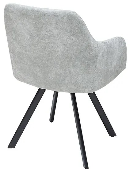 Designové křeslo Mallory šedé - skladem