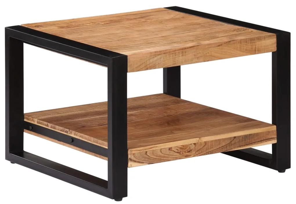 247586 vidaXL Konferenční stolek 60 x 60 x 40 cm masivní akáciové dřevo