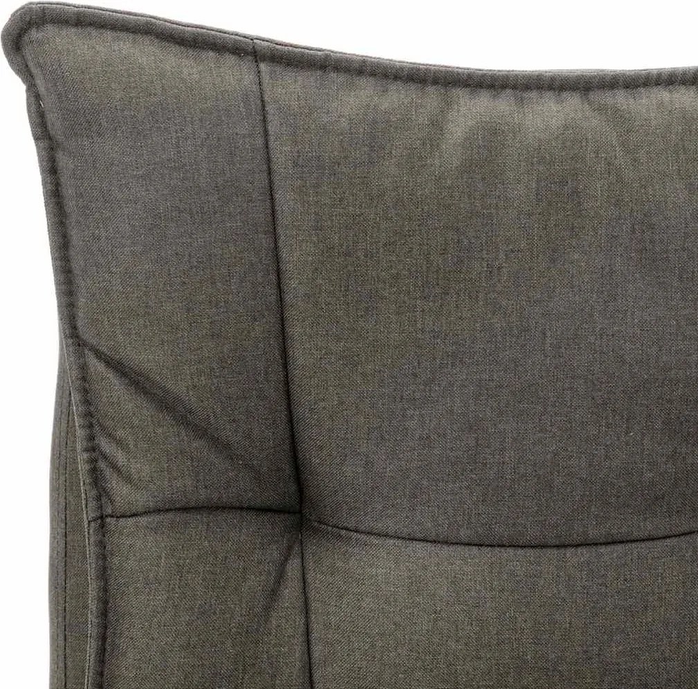 Masážní kancelářská židle šedá textil 20375