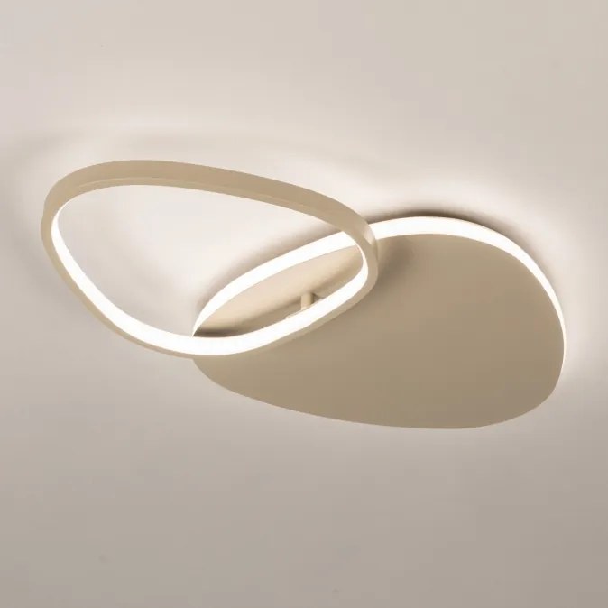 Stropní stmívatelné LED svítidlo Organic Taupe 40