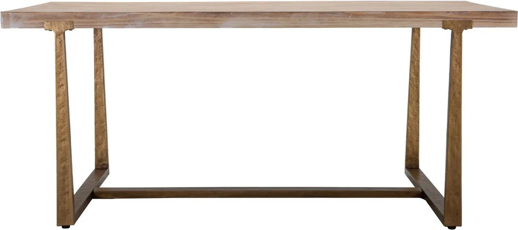 Jídelní stůl Ankara 180 cm hnědý/zlatý