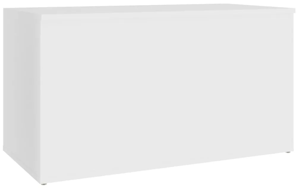 Úložná truhla Eraldo - 84x42x46 cm | bílá