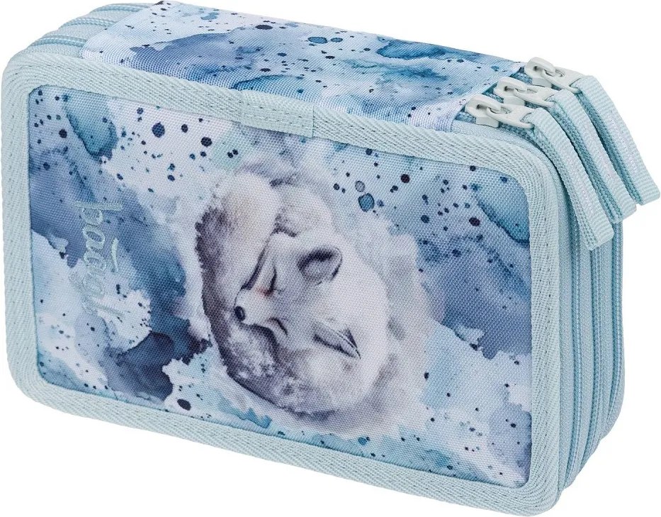 BAAGL Školní penál třípatrový Polar GRS