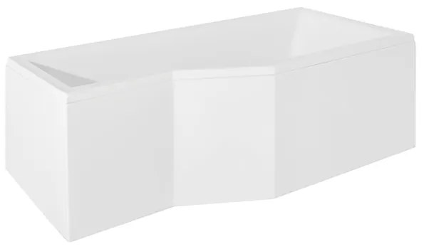 Besco Akrylátová atypická vana INTEGRA 150x75 (170x75) Barva: Bílá, Rozměry (cm): 150x75, Orientace: Levá