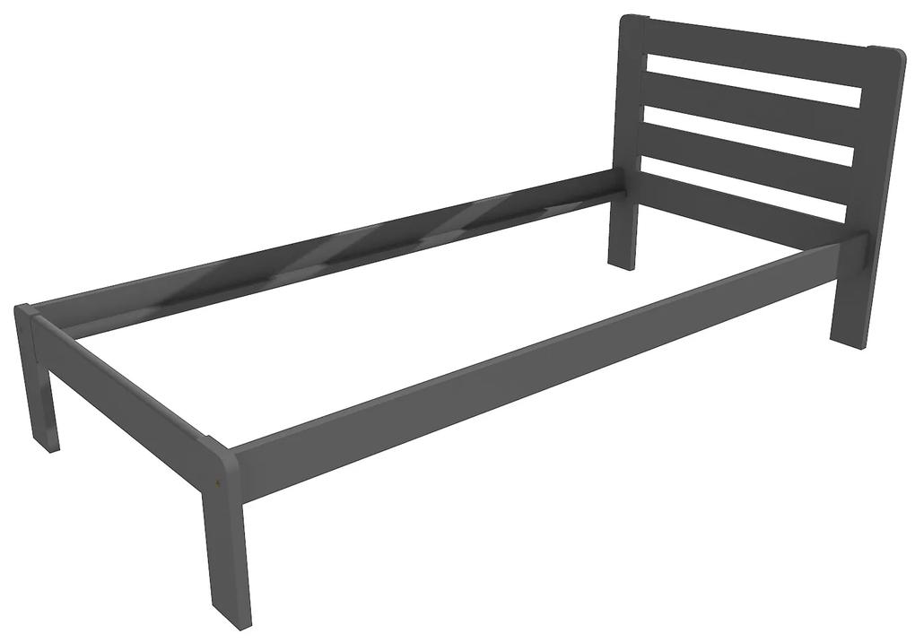 Vomaks Jednolůžková postel VMK001A Rozměr: 90 x 200 cm, Barva: barva šedá