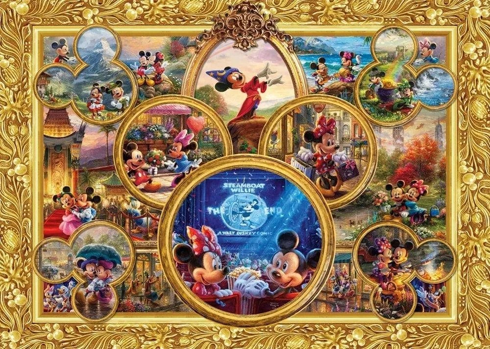 Puzzle schmidt puzzle koláž mickey a minie 2000 dílků