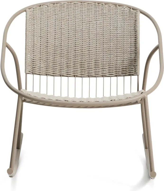 Taupe zahradní křeslo Atrani – Kave Home