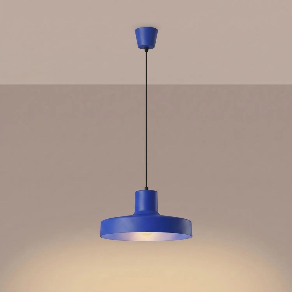 Sollux Lighting Závěsné svítidlo BILO ultramarínové