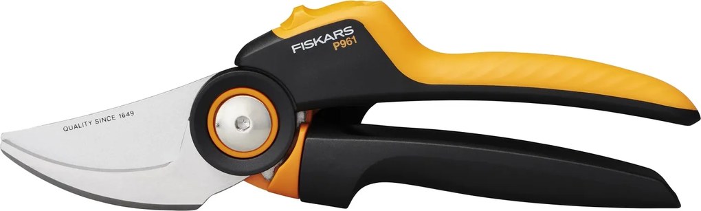 FISKARS Zahradní nůžky dvoučepelové s otočnou rukojetí X-series P961 (L)