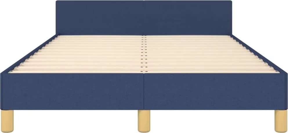 Rám postele bez matrací modrá 120x190 cm textil 3270519