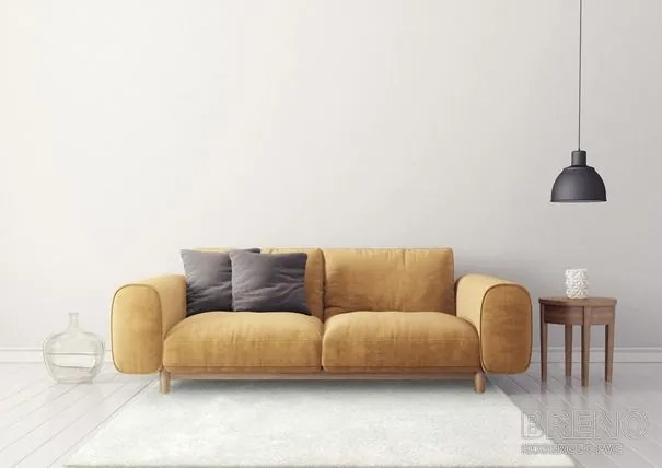 Breno Kusový koberec DOLCE VITA 01/WWW, 80x150 cm, Bílá