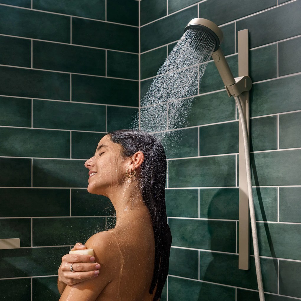 Hansgrohe Designflex Planet Edition, textilní sprchová hadice 1600 mm, sand (recyklováno), HAN-28250210