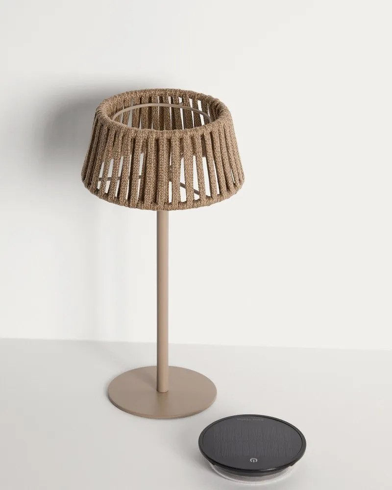 LED stolní /přenosné solární venkovní svítidlo (výška 30 cm) Aldet – Kave Home