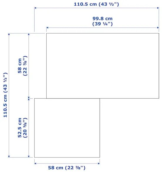 PAX / GRIMO Rohová šatní skříň, bílá/bílá, 110/110x201 cm